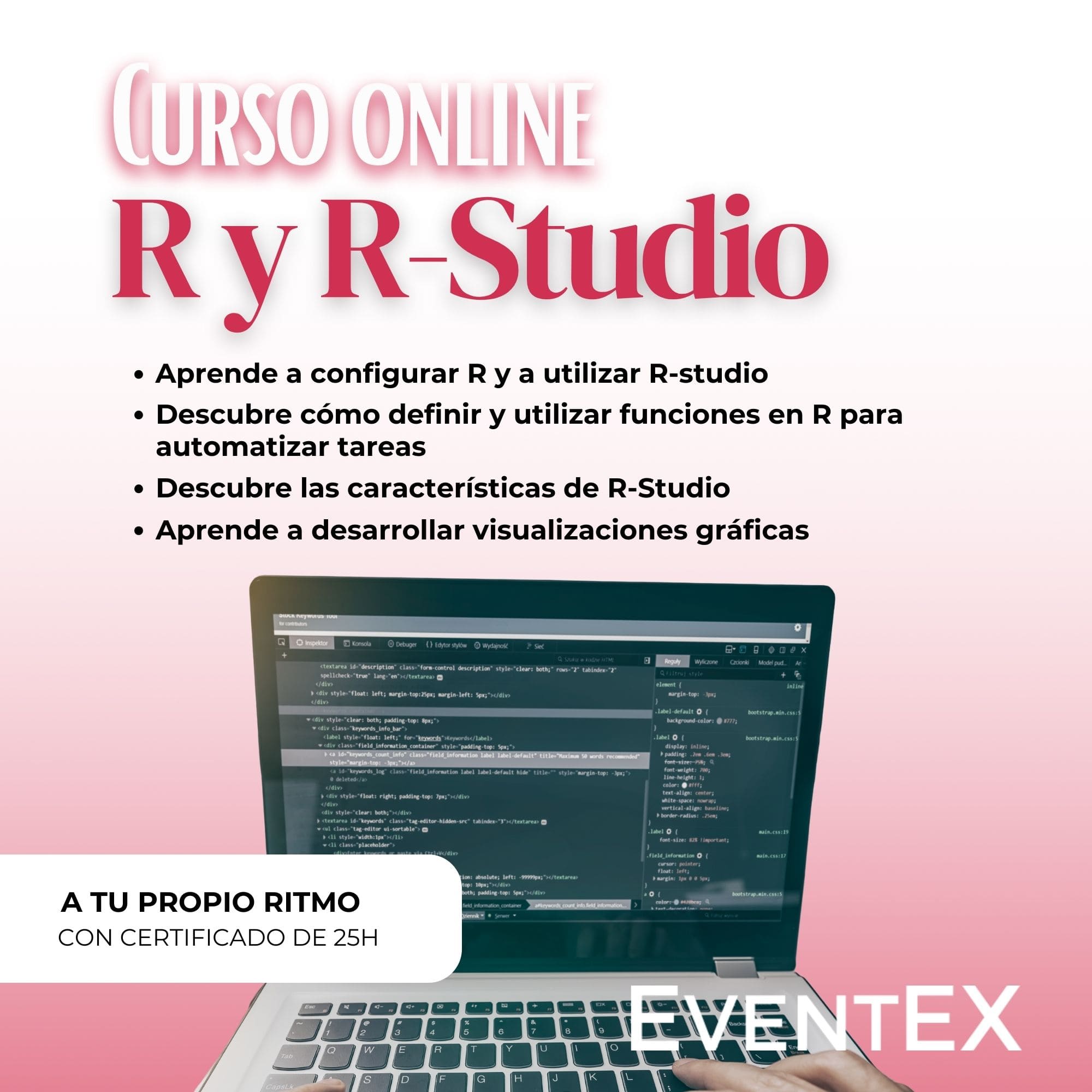 Curso de R y R-Studio (octubre-diciembre 2025) - EventEX